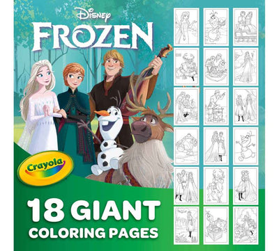 Crayola Giant Colouring Pages Frozen - Warrnambool Toys and Baby
