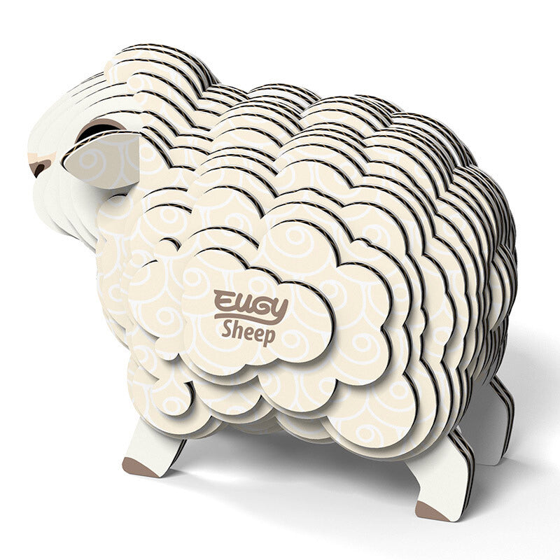 Eugy Cardboard Model Kit Sheep - Warrnambool Toys and Baby Eugy Cardboard Model Kit Sheep - Warrnambool Toys and Baby