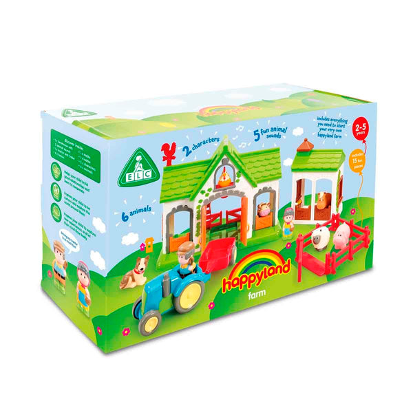 Happyland Happy Farm with 15 Fun Pieces (Req 2x AA batteries ...