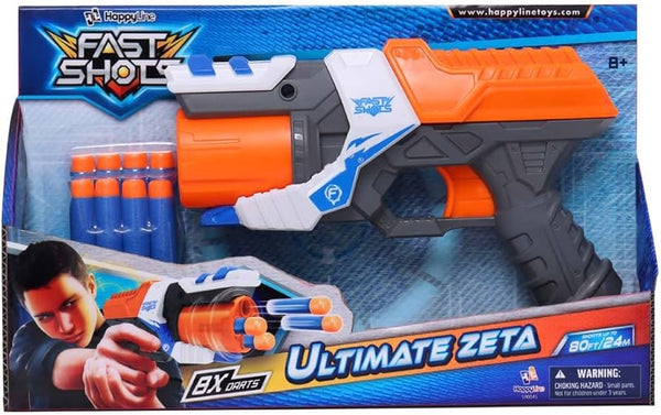Fast Shots Ultimate Zeta with 8 Darts - Warrnambool Toys and Baby