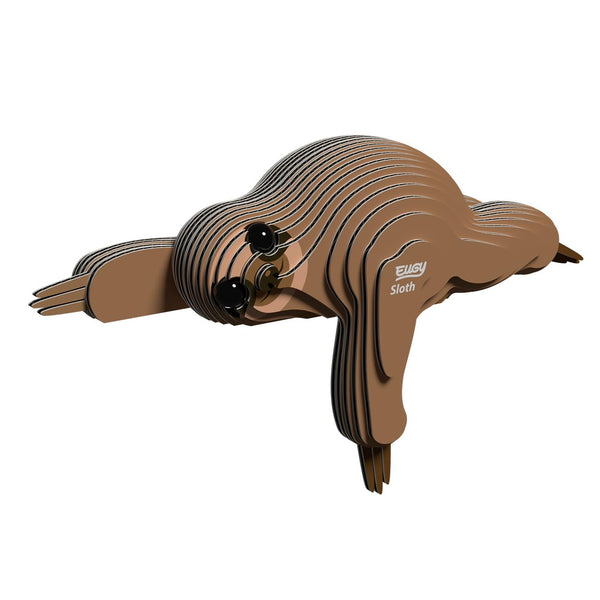 Eugy Cardboard Model Kit Sloth - Warrnambool Toys and Baby