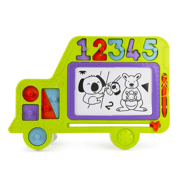 Roo Crew Bus Magnetic Doodle Board - Warrnambool Toys and Baby