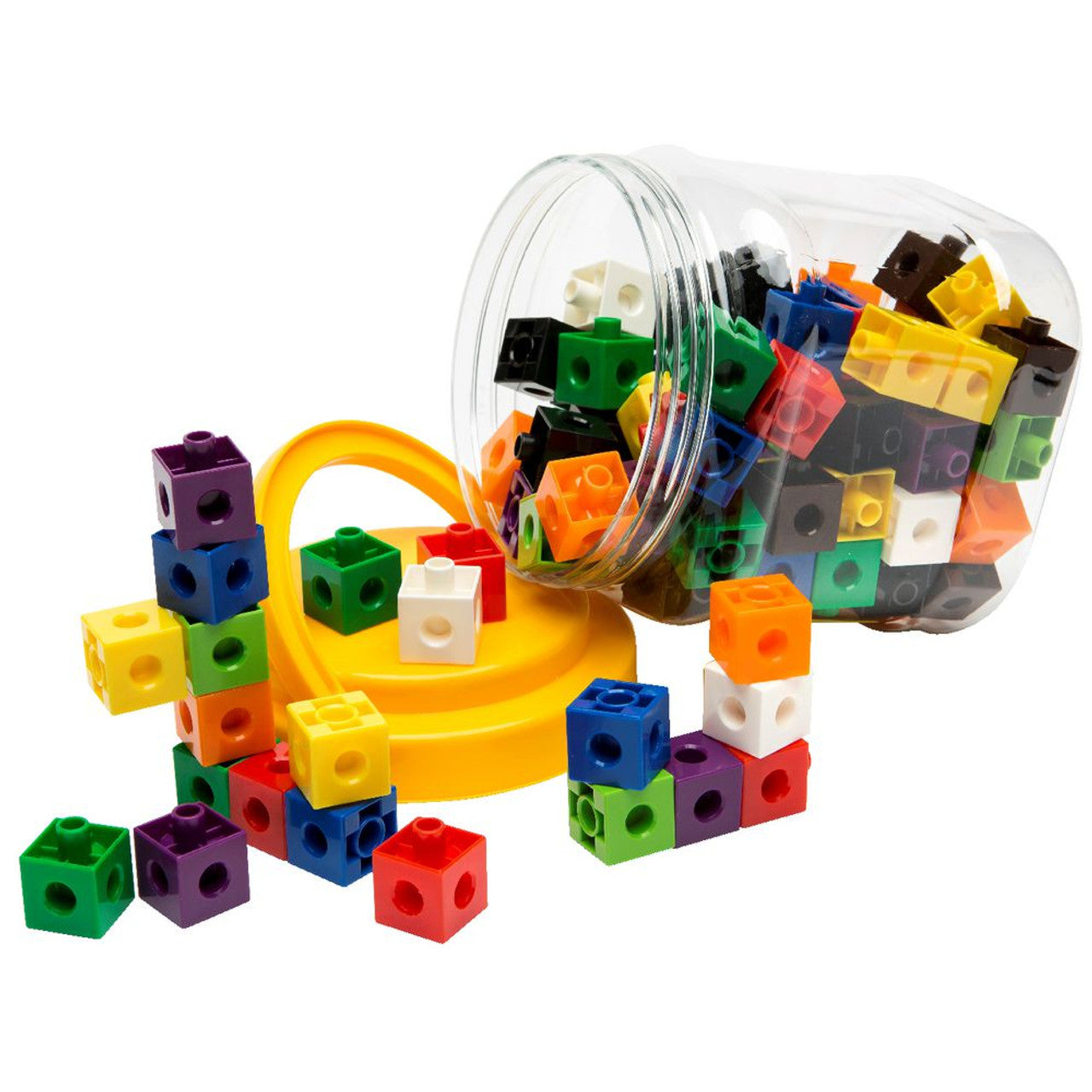 Linking Cubes Jar of 100 - Warrnambool Toys and Baby