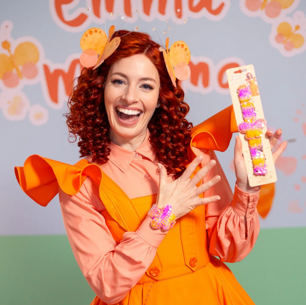 Pink Poppy Emma Memma Butterfly Slap Bracelet - Warrnambool Toys and Baby