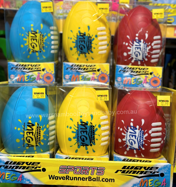 Wave Runner 15cm Mega Football Assorted - Warrnambool Toys and Baby