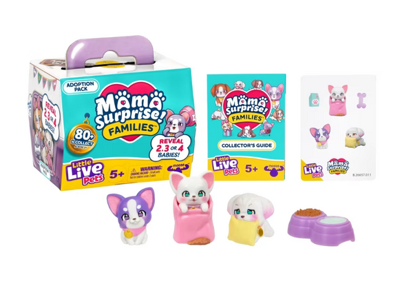 Little Live Pets S1 Mama Surprise Families Adoption Pack Asstd - Warrnambool Toys and Baby
