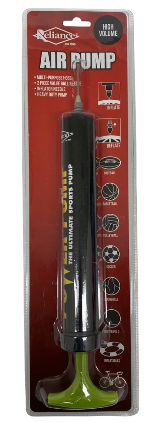 Reliance Hand Held Ball Pump - Warrnambool Toys and Baby