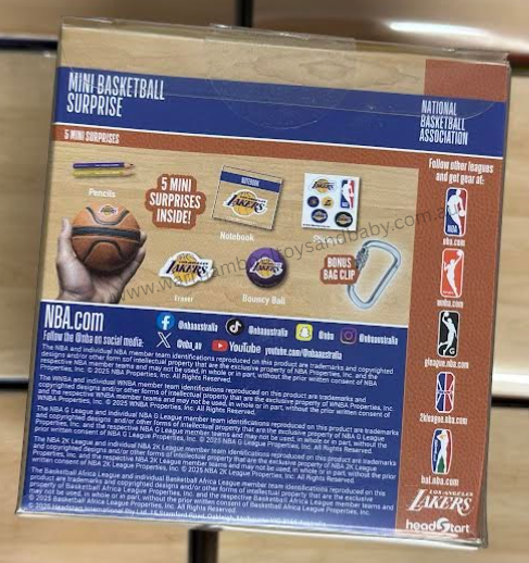 NBA Craft Mini Basketball Surprise - LOS ANGELES LAKERS - Warrnambool ...