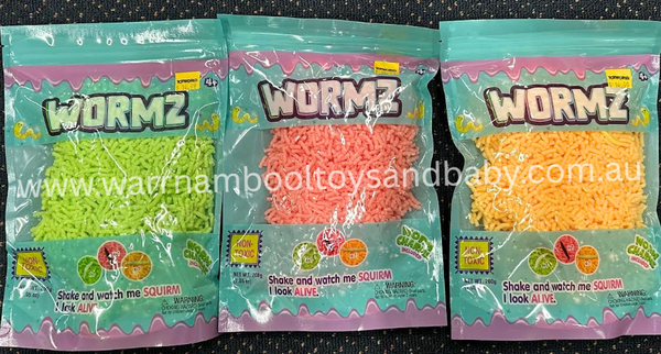 Quick Wormz In Bag 200g Assorted - Warrnambool Toys and Baby
