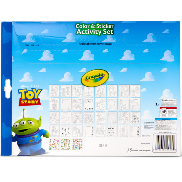 Crayola Color & Sticker Activity Set TOY STORY - Warrnambool Toys and Baby