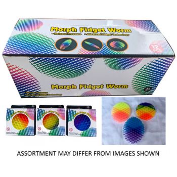 Morph Fidget Worm Multi-Color Assorted - Warrnambool Toys and Baby
