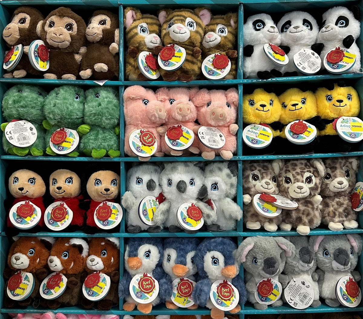 Keeleco Mini Adoptable World 10cm Plush Assorted - Warrnambool Toys and Baby