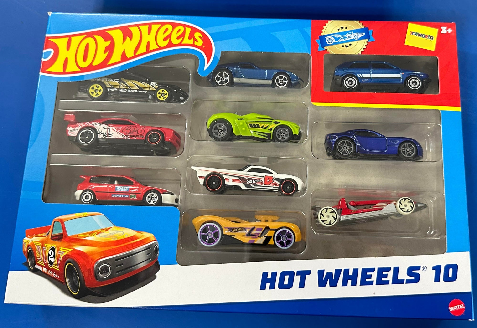 Hot Wheels Basic Car 10 Pack Assorted - Warrnambool Toys and Baby